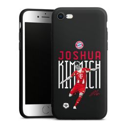 DeinDesign iPhone SE (2022) Handy Premium Silikon H&uuml;lle Handyh&uuml;lle schwarz Case Official Licensed Product Kimmich Fc Bayern M&uuml;nchen Silikon Premium Case