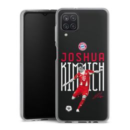 DeinDesign Galaxy A12 Handy Silikon H&uuml;lle Case transparent Handyh&uuml;lle Official Licensed Product Fc Bayern M&uuml;nchen Kimmich Silikon Case