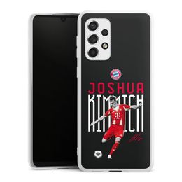 DeinDesign Galaxy A33 5G Handy Silikon H&uuml;lle Case transparent Handyh&uuml;lle Fc Bayern M&uuml;nchen Official Licensed Product Kimmich Silikon Case
