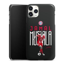 DeinDesign iPhone 11 Pro Max Handy Premium Case Smartphone Handyh&uuml;lle Schutzh&uuml;lle gl&auml;nzend Fc Bayern M&uuml;nchen Jamal Musiala Official Licensed Product Premium Case