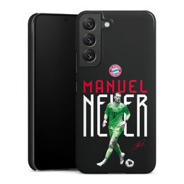 DeinDesign Galaxy S22 Handy Premium Case Smartphone Handyh&uuml;lle Schutzh&uuml;lle gl&auml;nzend Manuel Neuer Fc Bayern M&uuml;nchen Official Licensed Product Premium Case