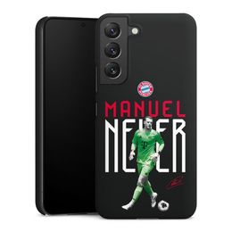 DeinDesign Galaxy S22 Handy Premium Case Smartphone Handyh&uuml;lle Schutzh&uuml;lle matt Manuel Neuer Fc Bayern M&uuml;nchen Official Licensed Product Premium Case