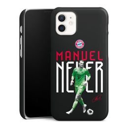 DeinDesign iPhone 12 mini Handy Premium Case Smartphone Handyh&uuml;lle Schutzh&uuml;lle gl&auml;nzend Fc Bayern M&uuml;nchen Manuel Neuer Official Licensed Product Premium Case