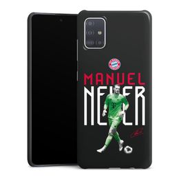 DeinDesign Galaxy A51 Handy Premium Case Smartphone Handyh&uuml;lle Schutzh&uuml;lle gl&auml;nzend Manuel Neuer Fc Bayern M&uuml;nchen Official Licensed Product Premium Case