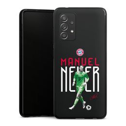 DeinDesign Galaxy A52s 5G Handy Silikon H&uuml;lle Case schwarz Handyh&uuml;lle Manuel Neuer Fc Bayern M&uuml;nchen Official Licensed Product