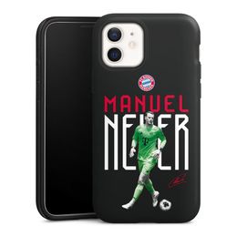 DeinDesign iPhone 12 mini Handy Panzer Handyh&uuml;lle robuste Outdoor H&uuml;lle Schutzh&uuml;lle matt Fc Bayern M&uuml;nchen Manuel Neuer Official Licensed Product Tough Case