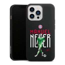 DeinDesign iPhone 13 Pro Handy Premium Silikon H&uuml;lle Handyh&uuml;lle schwarz Case Manuel Neuer Fc Bayern M&uuml;nchen Official Licensed Product Silikon Premium Case