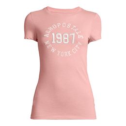 A&eacute;ropostale T-Shirt 'JKI 1987' Damen Gr&ouml;&szlig;e XS pink / wei&szlig;