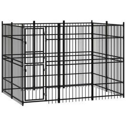 vidaXL Hundezwinger Box Stahl 2,88 m, 1,92 m, 2 m