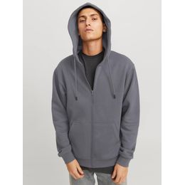 Jack & Jones Jack & Jones Sweatjacke 'JJEBradley' Herren Gr&ouml;&szlig;e XL basaltgrau