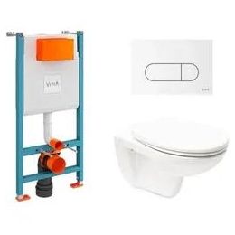 Vitra Normus H&auml;nge-WC Set f&uuml;r Trockenbau / Vorwandinstallation SIKOVSW2