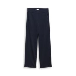Tom Tailor Damen TTMIA STRAIGHT Hose, blau, Uni, Gr. 42/32