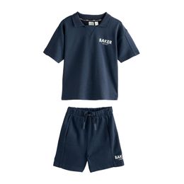 Baker By Ted Baker Set Jungen Gr&ouml;&szlig;e 140 navy / wei&szlig;