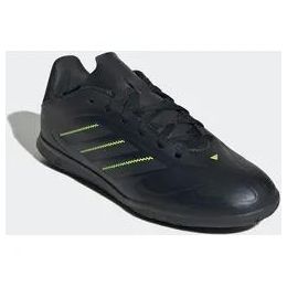Fu&szlig;ballschuh Adidas PERFORMANCE "COPA PURE 3 CLUB INDOOR KINDER", M&auml;dchen, Gr. 36, core schwarz, dgh solid grau, lucid lemon, Synthetik, Schuhe Fu&szlig;ballschuh, geeignet als Hallenschuhe, f&uuml;r Kinder & Jugendliche