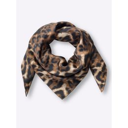 Heine Damen Nickituch, Schwarz, T&uuml;cher & Schals, Material: Viskose