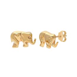 WITT Damen Ohrstecker, Gelbgold 375, Gr&ouml;&szlig;e 0