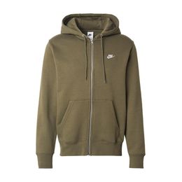 Nike Sportswear Zip-Up Hoodie 'CLUB' male Green size L