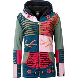 Ankerglut Ankerglutsonne Damen Patchwork Jacke olive 42 - Damenjacken