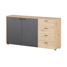Möbel Kraft Sideboard holzfarben Maße (cm): B: 153 H: 80,5 T: 35.0 » Möbel Kraft