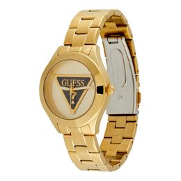 Guess Uhr 'Tri Plaque' Damen Gr&ouml;&szlig;e One Size gold / schwarz / silber