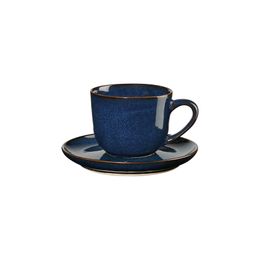 Asa espressotasse mit unterteller, midnight blue
