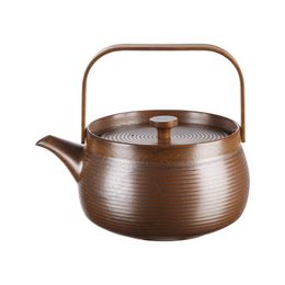 Asa teekanne mit Holzgriff, brown