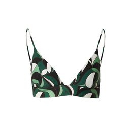Topshop Bikinitop Damen Größe 75 braun / smaragd / schwarz / weiß