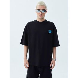 VAMOS CLO Shirt Herren Gr&ouml;&szlig;e L blau / schwarz / wei&szlig;