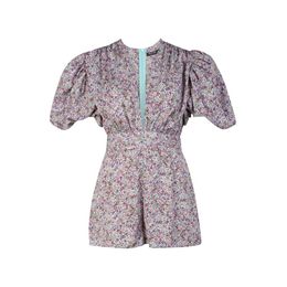 Nasty Gal Petite Jumpsuit Damen Gr&ouml;&szlig;e XS t&uuml;rkis / grau / lila