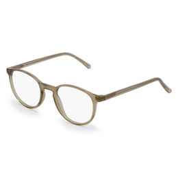 Fielmann JIL 005 CL RILEY Brille Unisex | Fassung: Vollrand, Panto, Gr&uuml;n Transparent