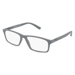 Emporio Armani EA3213 Brille Herren | Fassung: Vollrand, Quadratisch, Grau Matt
