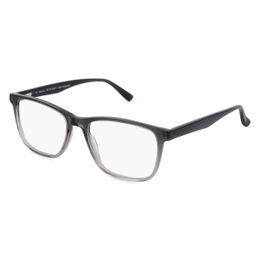 Fielmann ABC 075 FLEX CL Brille Herren | Fassung: Vollrand, Quadratisch, Grau Gemasert