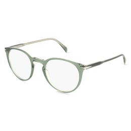 David Beckham DB1139 Brille Herren | Fassung: Vollrand, Panto, Gr&uuml;n Kristall