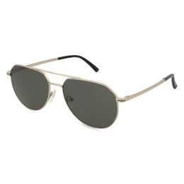 Fielmann MC 570 SUN CL DOMINIC | Unisex-Sonnenbrille | Fassung: Vollrand, Pilot, Edelstahl, Ruthenium Glänzend | Glasfarbe: G15