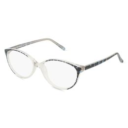 Fielmann MC 612 CL Brille Damen | Fassung: Vollrand, Oval, Kristall Blau