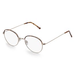 Fielmann BD 422 PANTO CL Brille Unisex | Fassung: Vollrand, Panto, Gold Havanna