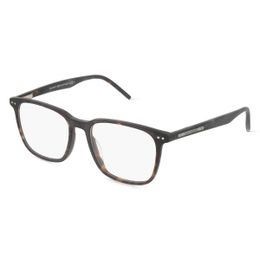 Tommy Hilfiger Eyewear TH 1732 Brille Herren | Fassung: Vollrand, Quadratisch, Havanna