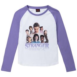 Yigga Stranger Things Langarmshirt mit Foto-Print