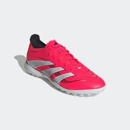 Fußballschuh adidas Performance "PREDATOR LEAGUE TF", Damen, Gr. 45, rot (lucid rot, cloud weiß, core schwarz), Synthetik, Schuhe