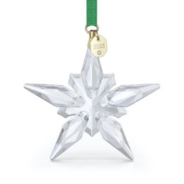 Dekoh&auml;nger Swarovski "Kristallfigur Sammelfigur Annual Edition Ornament 2025", gr&uuml;n (kristallwei&szlig;, goldfarben, gr&uuml;n), Dekoh&auml;nger, Baumwolle, Kristallglas, Metall, Swarovski Kristall