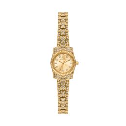 Quarzuhr Michael Kors "MICRO PETITE LEXINGTON", gelbgoldfarben, goldfarben, Armbanduhren, Damen, Armbanduhr, Damenuhr, Edelstahlarmband, analog, Glassteine