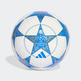 Kinder Fußball "UCL CLB", 5, 0,4 gweiß, blau, matte gold, adidas Performance, B:22,3cm H:17,3cm T:22cm, Bälle, Champions League