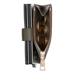 JOOP! Kartenetui JOOP "sofisticato 1.0 c-four e-cage sv8", Damen, burnt olive, Leder, Basic, Kleinlederwaren, Geldbörse Portemonnaie Damenbörse Ledergeldbörse