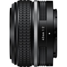 Nikon Festbrennweiteobjektiv "NIKKOR Z 40 mm 1:2 (SE) für Z5, Z5II, Z6II, Z6III und Z f passendes", schwarz, T:4,55cm Ø:7,15cm, Objektive