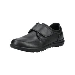 IMac Herren Klettschuh "IMac Halbschuhe Leder", Gr. 45schwarz, Leder, Schuhe