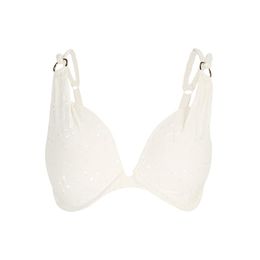 Hunkemöller Hunkemöller Bikinitop Damen Größe 65 naturweiß