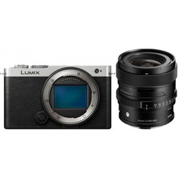Panasonic Lumix DC-S9 silber/schwarz + Sigma 24mm f2