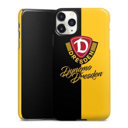DeinDesign iPhone 11 Pro Max Handy Premium Case Smartphone Handyh&uuml;lle Schutzh&uuml;lle gl&auml;nzend Sg Dynamo Dresden Sgd Official Licensed Product Premium Case