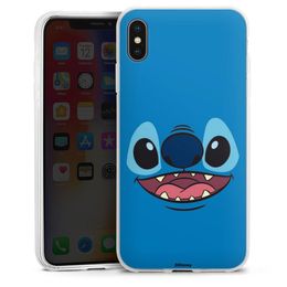 DeinDesign iPhone Xs Max Handy Silikon H&uuml;lle Case transparent Handyh&uuml;lle Official Licensed Product Disney Lilo & Stitch Silikon Case