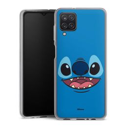 DeinDesign Galaxy A12 Handy Silikon H&uuml;lle Case transparent Handyh&uuml;lle Official Licensed Product Lilo & Stitch Disney Silikon Case